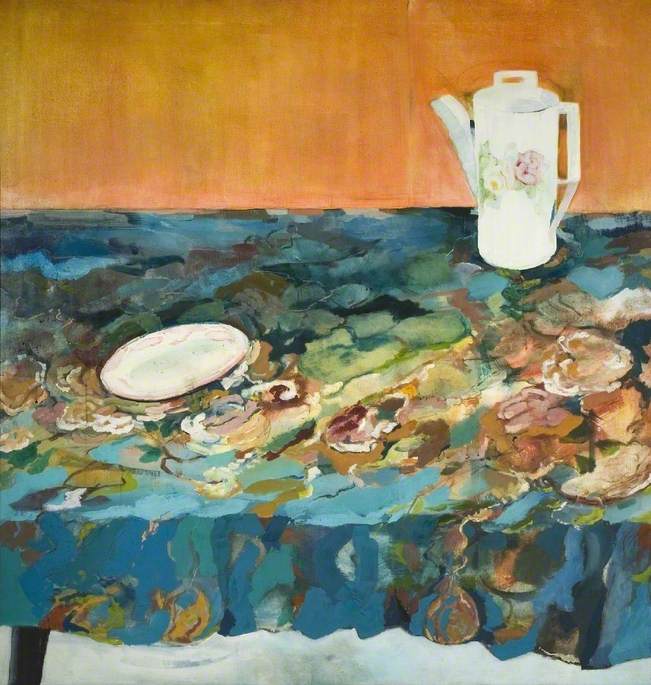 Still Life with Plate and Coffee Pot | Art UK