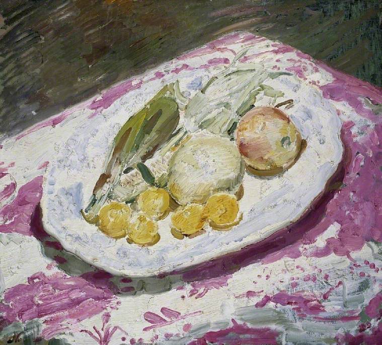 Still Life, Fruit on a Dish | Art UK