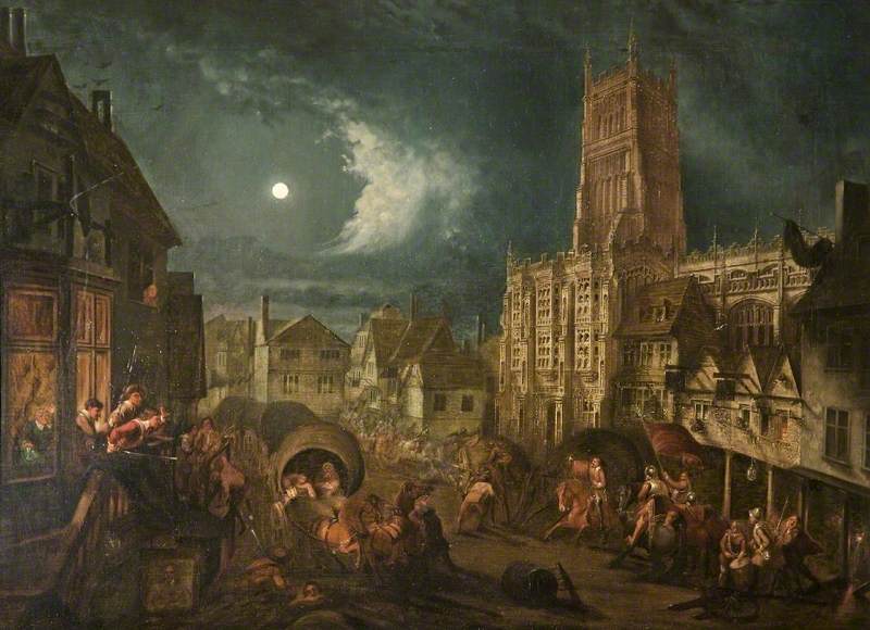 Cirencester by Night, Gloucestershire | Art UK
