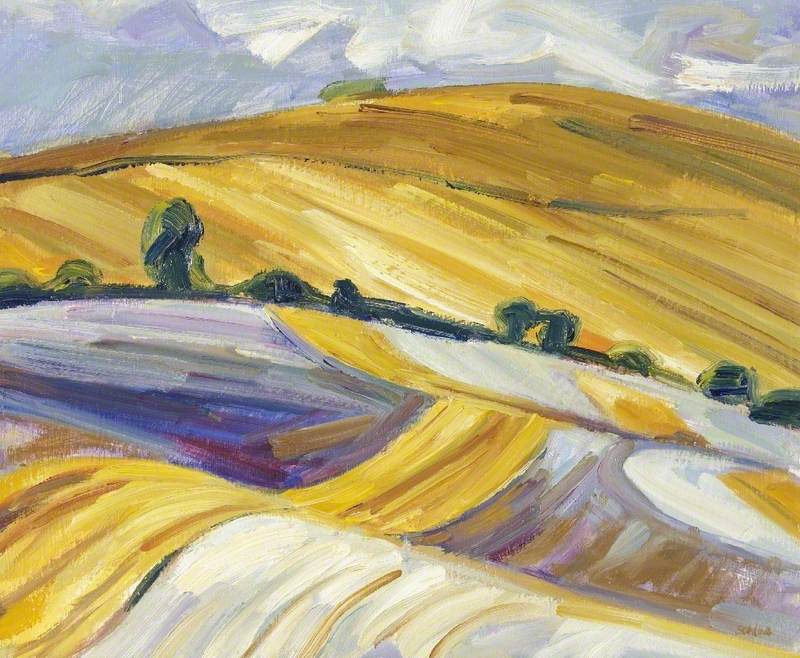 Stubble Field near Rhossili Down | Art UK