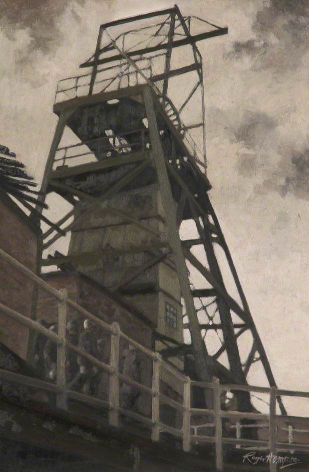 Bickershaw Colliery, End of Shift | Art UK