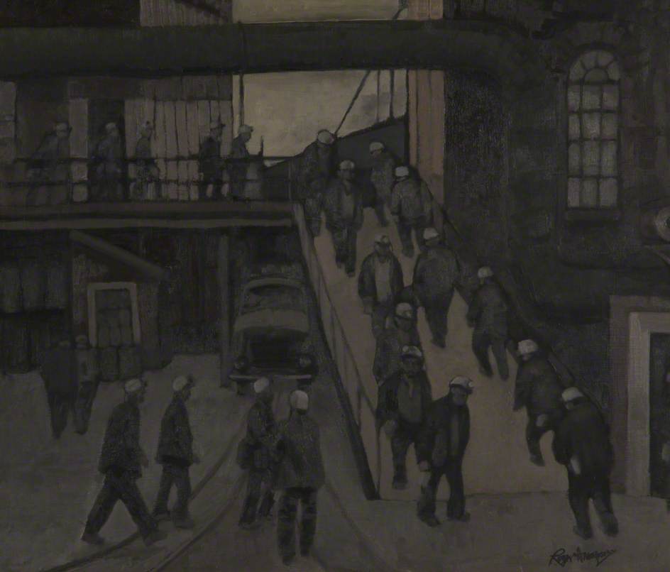 Changing Shifts Nook Colliery | Art UK