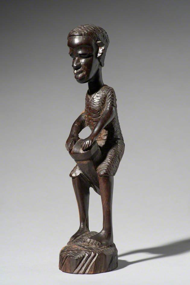 Two-Tone Sculpture of a Drummer Boy | Art UK