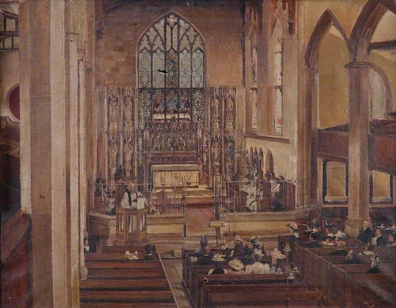 Interior, Holy Trinity Church, Wordsley, Stourbridge | Art UK