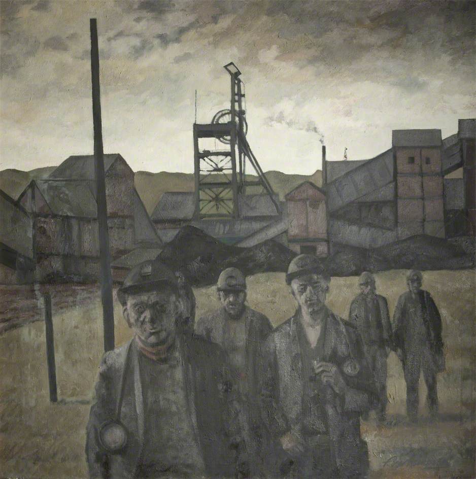 Miners, Hapton Valley | Art UK