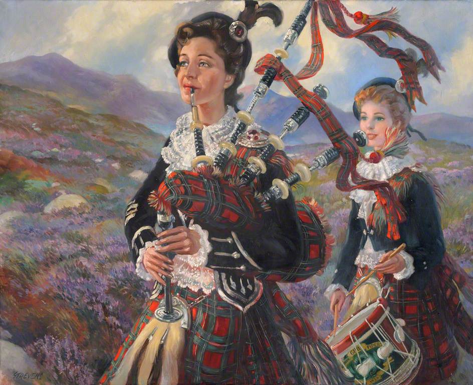 Piping through the Heather | Art UK