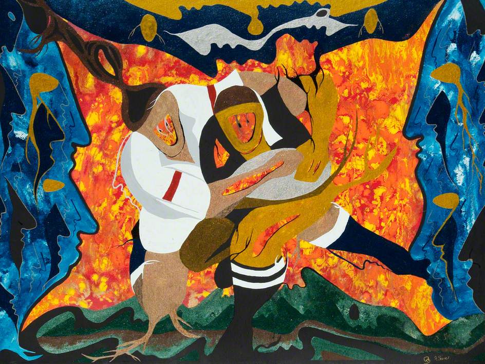 England Versus New Zealand Art UK England Versus New Zealand Art UK