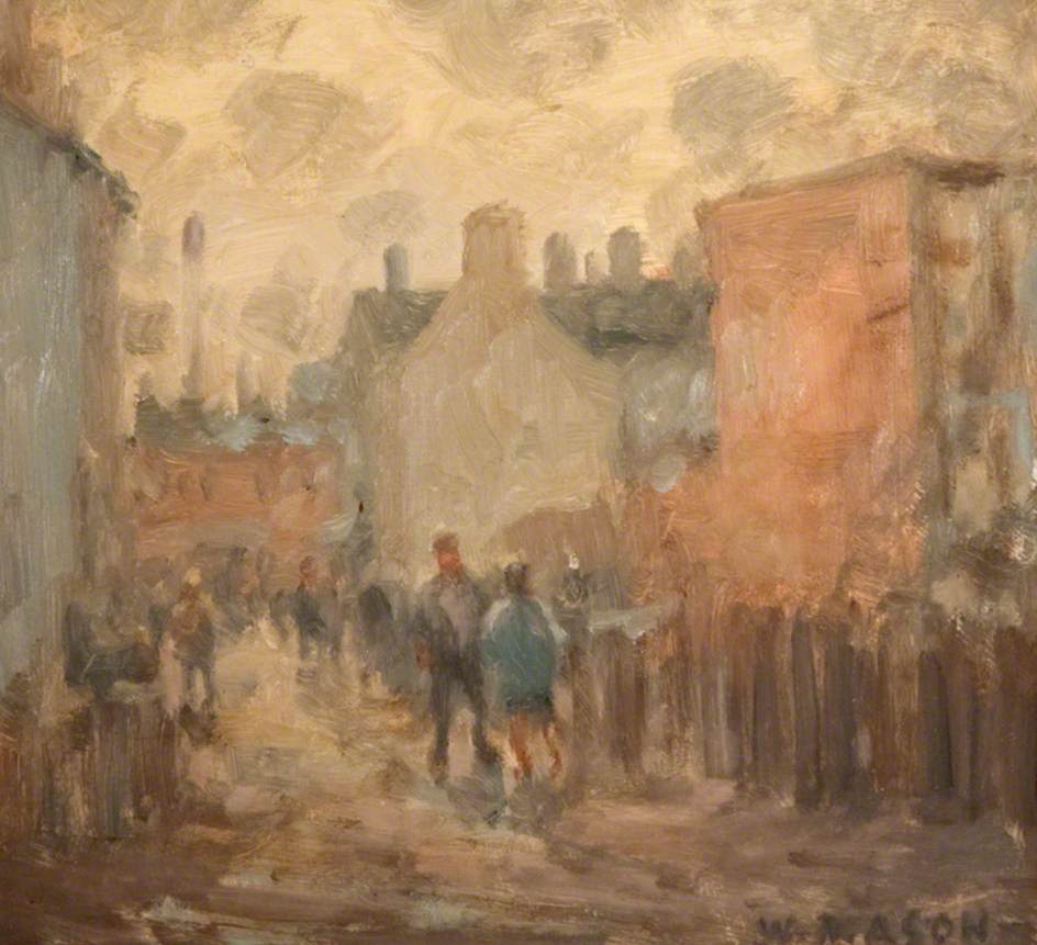 A Busy Street Scene | Art UK