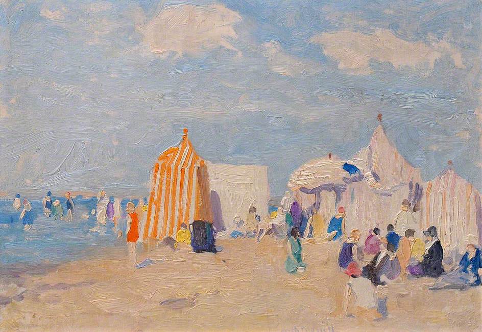 Normandy Beach Scene | Art UK