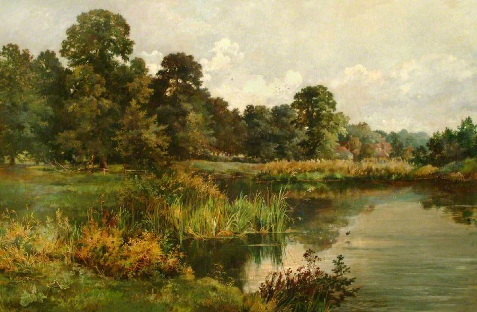 The Old Mill Pond, Netley, Shere, Surrey | Art UK
