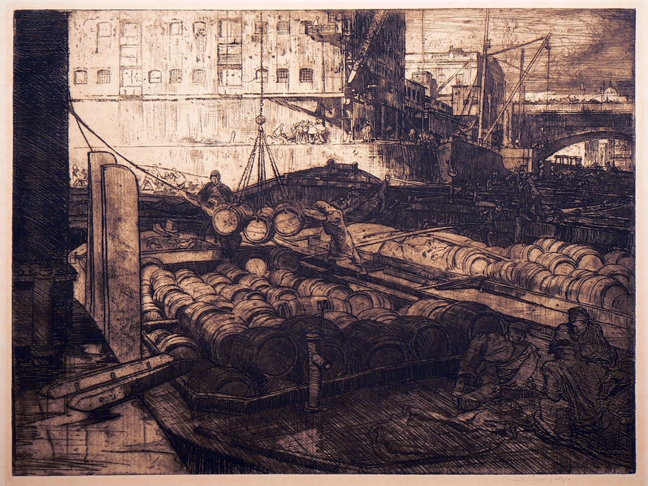 Loading Barges | Art UK